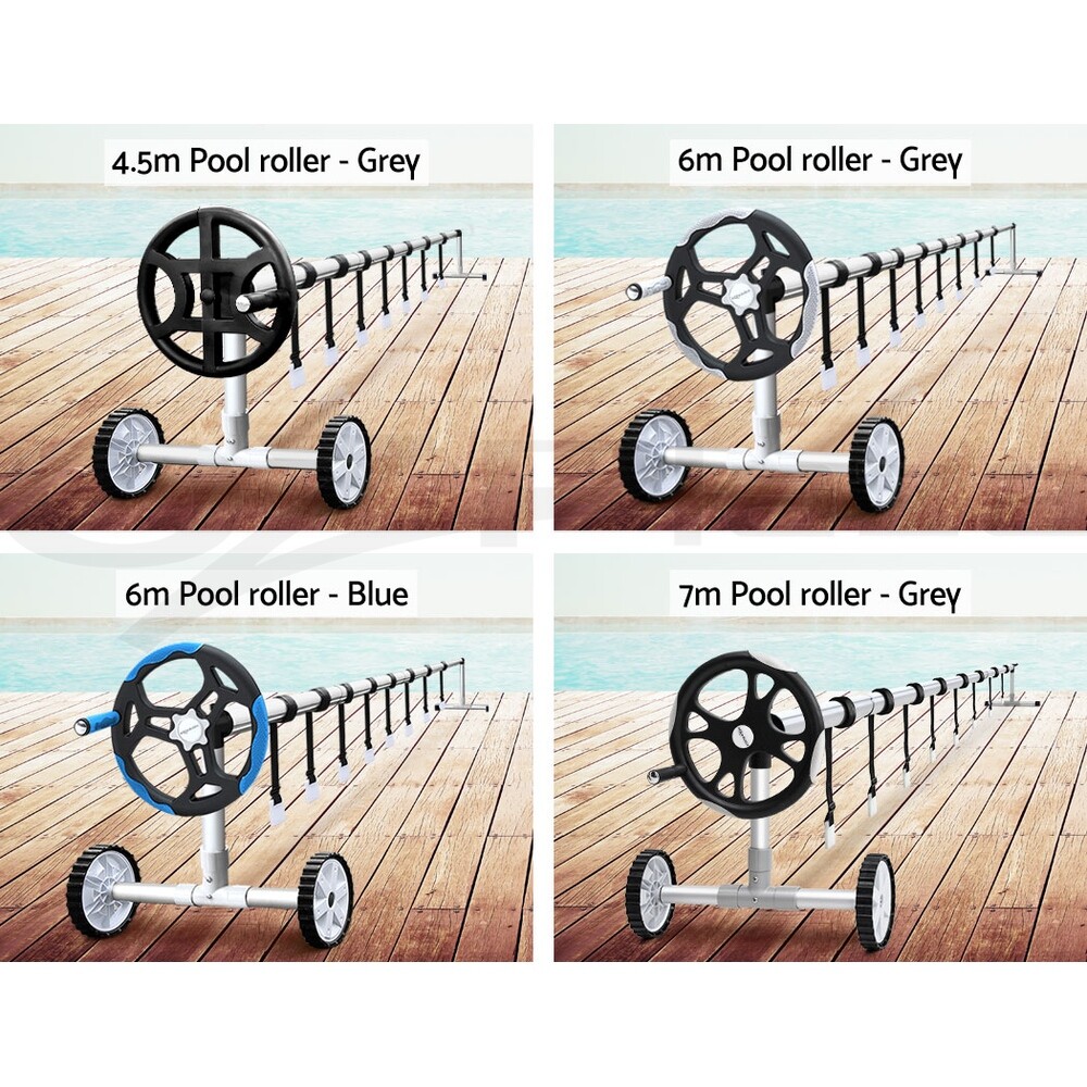 Aquabuddy Pool Cover Roller Solar Blanket Covers Adjustable Rollers ...