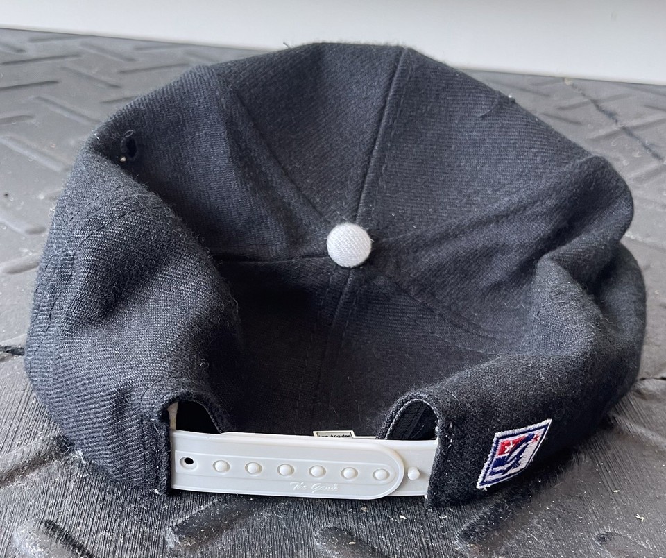 Vintage The Game LA Kings Script Hat NHL Cap Silver Black Logo Los ...