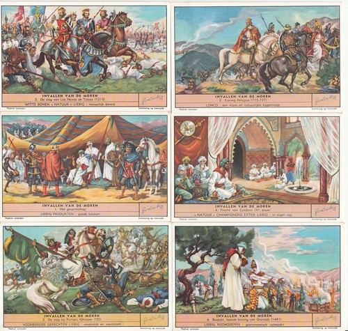 Chromos LIEBIG Moors invasion Muslim inhabitants of the Maghreb king ...