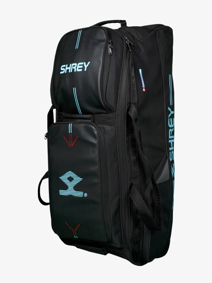 2025 Shrey Cricket Meta 120 Black Large Wheelie Bag Size 94 x 35 x 35cm ...