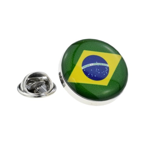 Brazilian Brazil Flag Metal Lapel Pin Badge | eBay