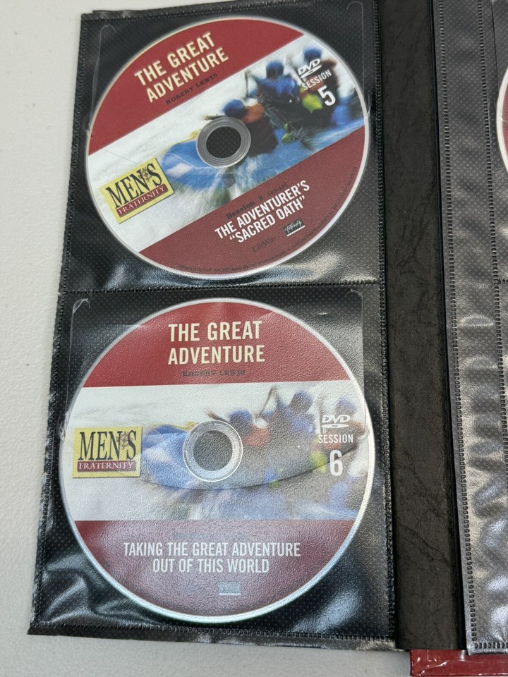 Men's Fraternity Great Adventure Leader Kit Robert Lewis 21 DVD Set ...
