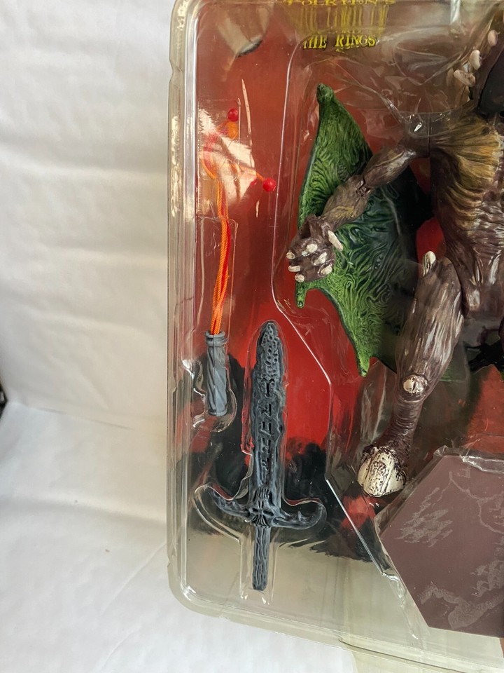 BNIB LORD OF THE RINGS FOREST BALROG TOY VAULT ACTION FIGURE BOOK ...