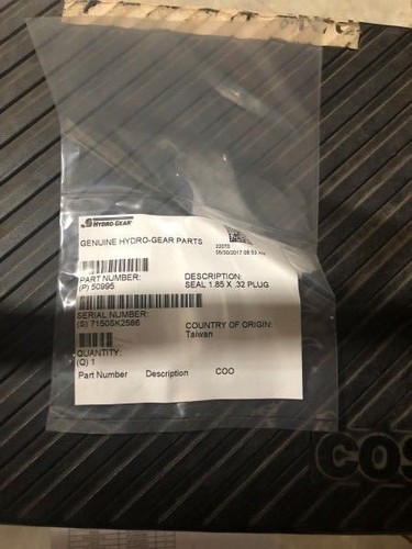 Hydro Gear 50995 2pack plug/seal/piece FOR TRANSAXLE or PUMP ...