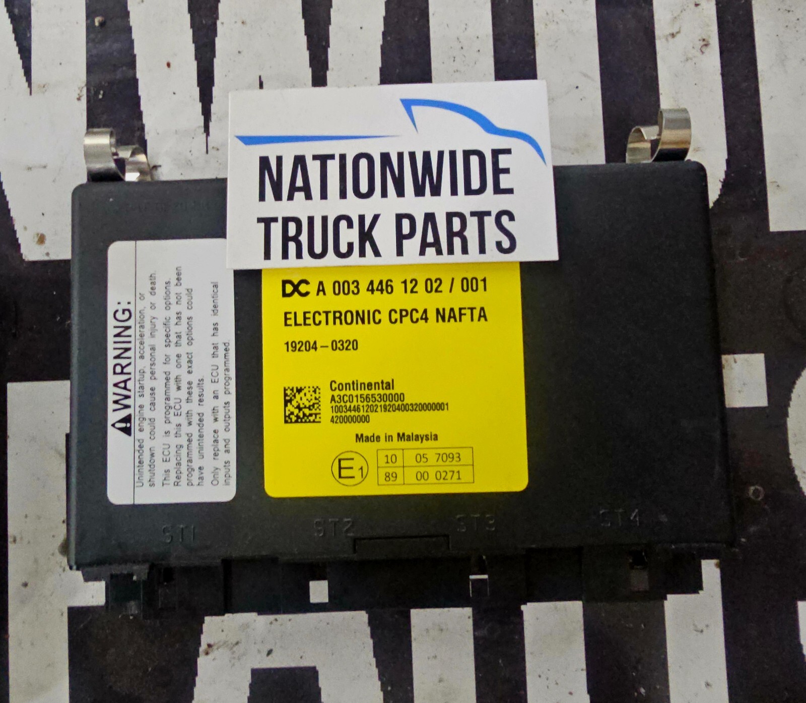 Freightliner Cascadia Electronic CPC4 CPC NAFTA Module A 003 446 12 02 ...