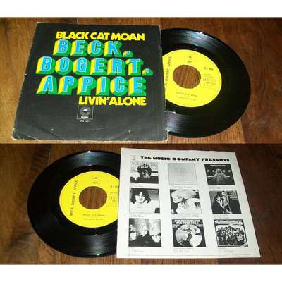 BECK BOGERT APPICE - Black Cat Moan Rare Dutch PS 7' Heavy Blues 73' | eBay