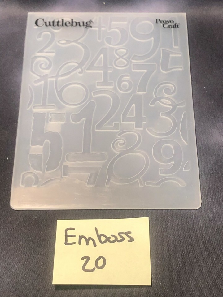 Cuttlebug Embossing Plates Folders Lots Mix and Match | eBay