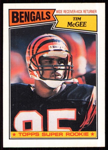 1987 Topps Tim McGee Rookie Cincinnati Bengals #190 | eBay