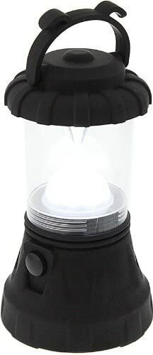 SE 11 LED Hurricane Lantern - Brightness: 12000 MCD - Black - Batteries ...