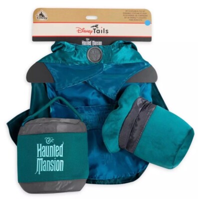Disney Tails The Haunted Mansion Hatbox Ghost Pet Costume & Toy Set ...