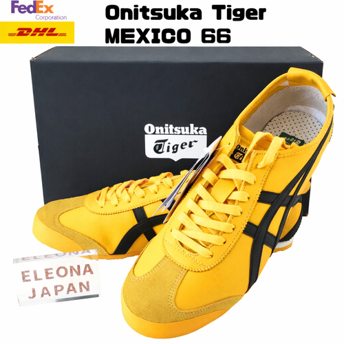 Onitsuka Tiger MEXICO 66 YELLOW BLACK 1183C102 751 Unisex Shoes ...