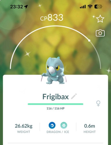 Shiny Frigibax Pokemon Trade Go Same/ 30 Day Pokémon Baxcalibur Gen9 ...