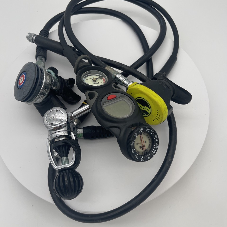 Mares Scuba Diving Regulators with Octopus and Depth Gauge | eBay