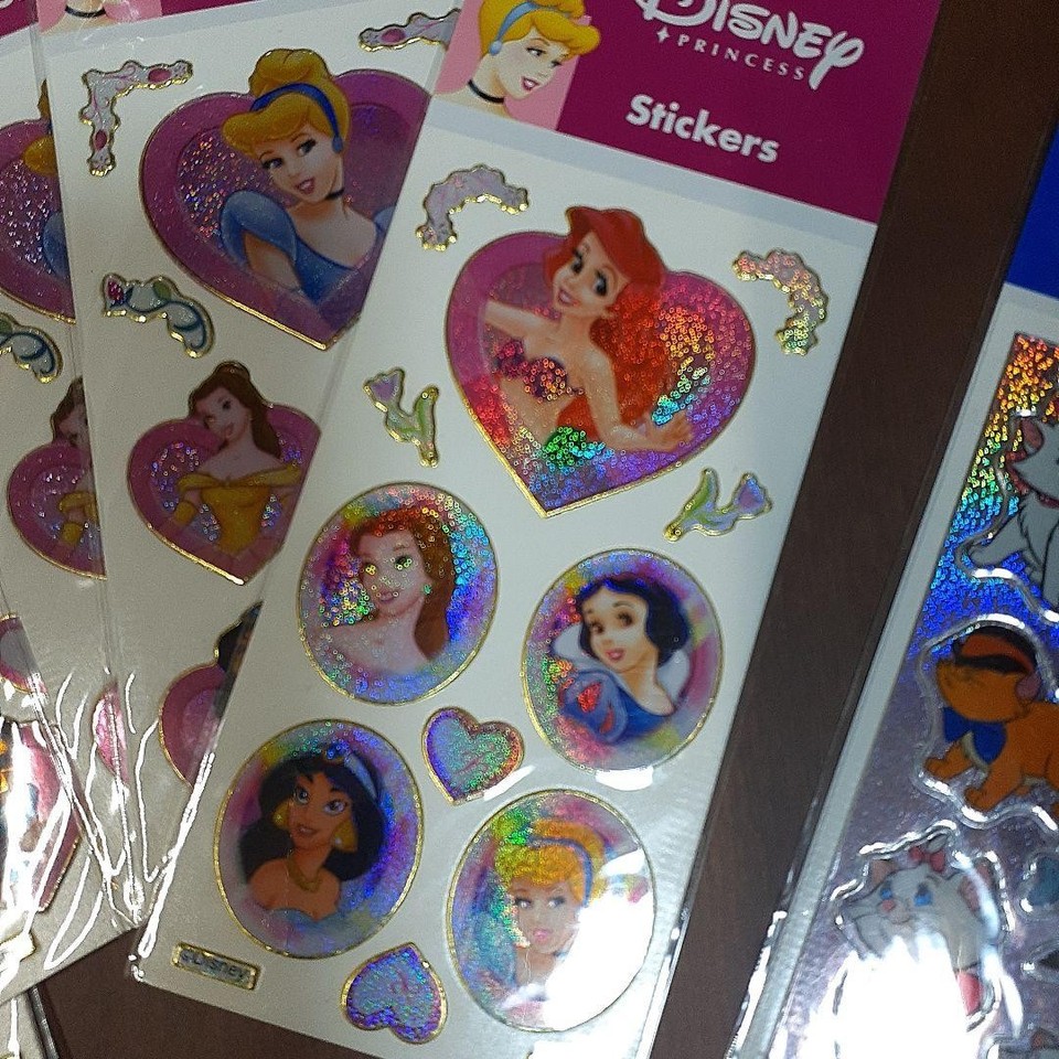 Disney Princess Sticker Set 7 Pieces | eBay