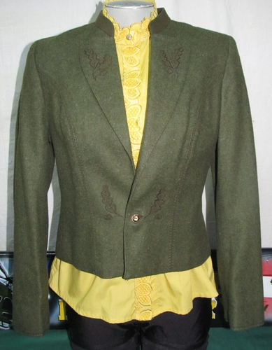 Distler Trachten Bayerischer Bavaria Loden Wool Jacket Short Green size ...