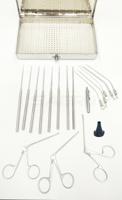 Myringotomy Instruments Set Of 15 Instruments For ENT Myringoplasty | eBay