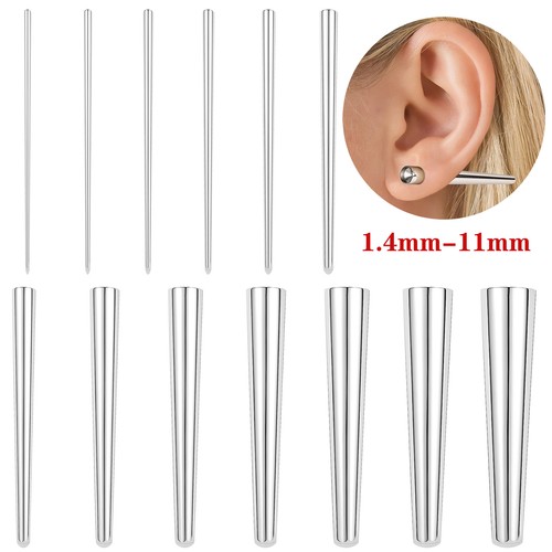1 Pc Stainless Steel Ear Taper Gauge Expander Piercing Stretching ...