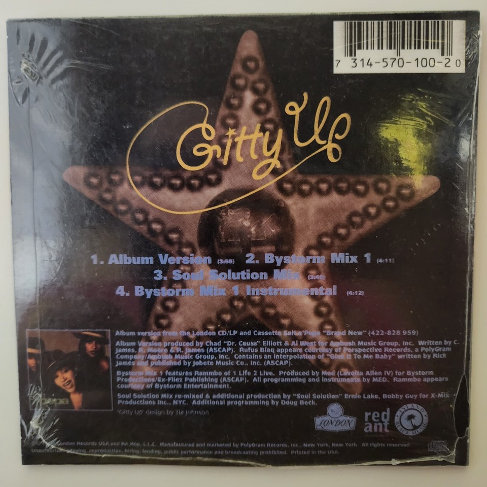 SALT-N-PEPA - Gitty Up - CD - Single - **BRAND NEW/STILL SEALED ...