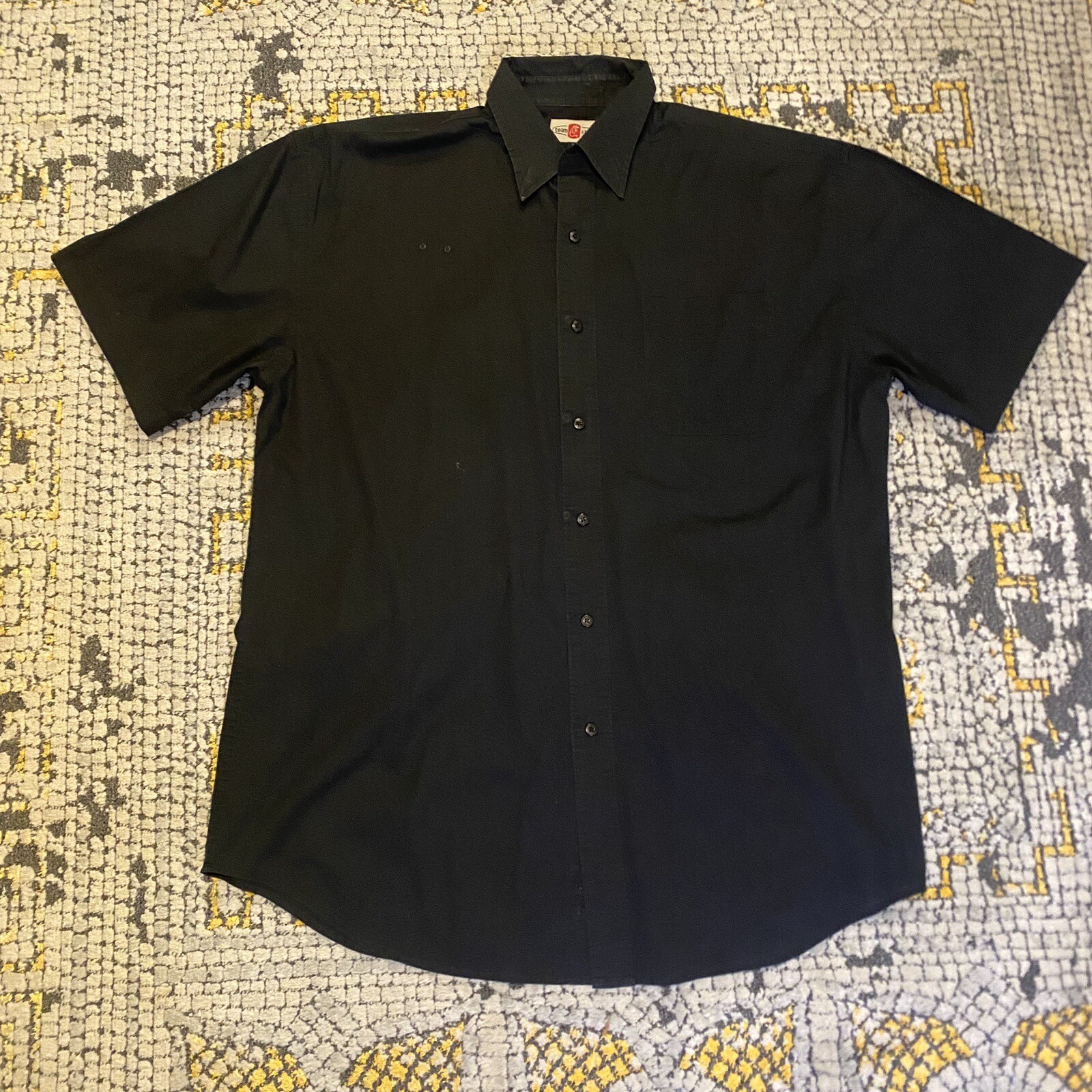 Chick Fil A Black Shirt Uniform Cook Team Style Large - Gem