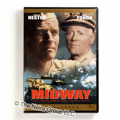 Midway DVD New Charlton Heston Henry Fonda Glenn Ford James Coburn Hal ...