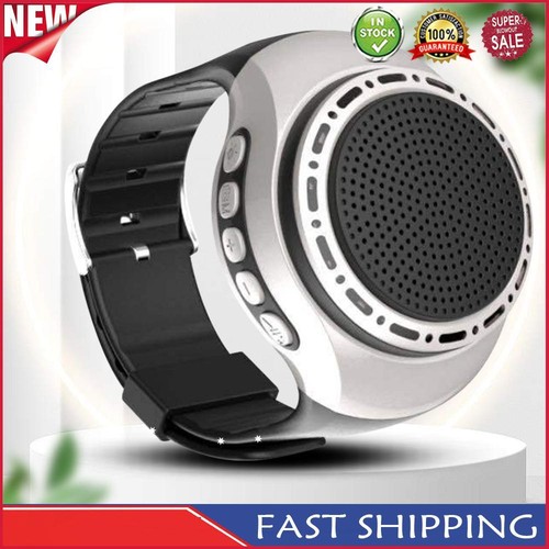 Wrist Watch Speaker FM Radio USB Rechargeable Bluetooth-compatible ...