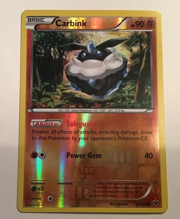 Carbink Pokemon Card