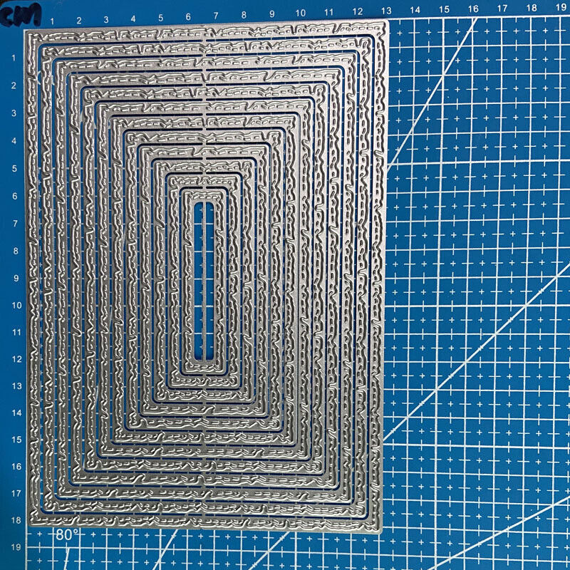 Metal Cutting Dies Irregular Rectangle Scrapbooking Paper Embossing ...