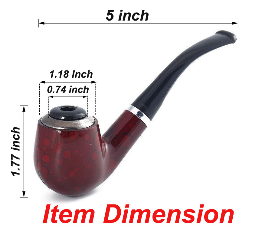 Wooden Smoking Pipe Tobacco Cigarettes Cigar Pipes Wood Sence Acrylic ...