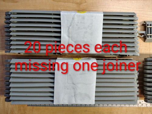 HO SCALE 33 PIECES BACHMANN EZ TRACK STRAIGHT ***READ*** MISSING ...