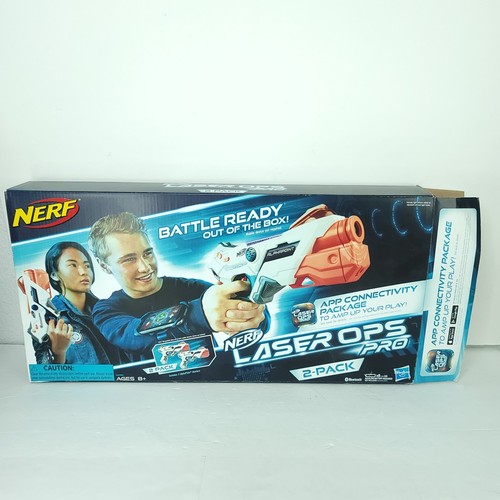 NERF Laser Ops Pro 2 Pack Alphapoint Lazer Tag Indoor Outdoor Open Box | eBay