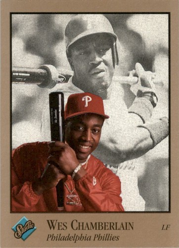 1992 Studio Wes Chamberlain Philadelphia Phillies #72 Baseball Card | eBay