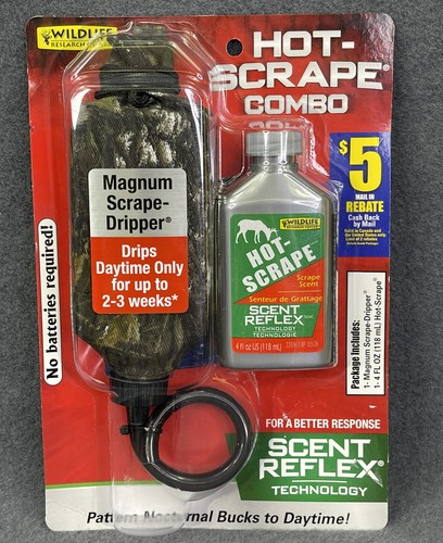 Wildlife Research Hot Scrape Synthetic Scent Dripper Combo 4 oz ...