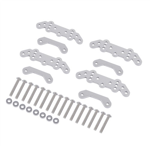 Aluminum Front Rear Shock Mount Plate for Tamiya 1/10 Clodbuster ...