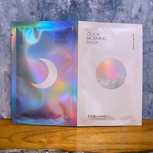 YNM You Need Me Morning & Night Luxury Facial Sheet Mask Duo Korean ...