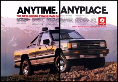 1987 Dodge Power Ram 50 Truck 2-page Vintage Advertisement Print Art ...