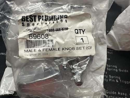 Best Plumbing Specialties 69608 MALE AND FEMALE KNOB SET (CF) Chrome ...