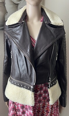 NWT CHARM FUR New York DIANA ROSH Arma Fur & Leather Convertible ...