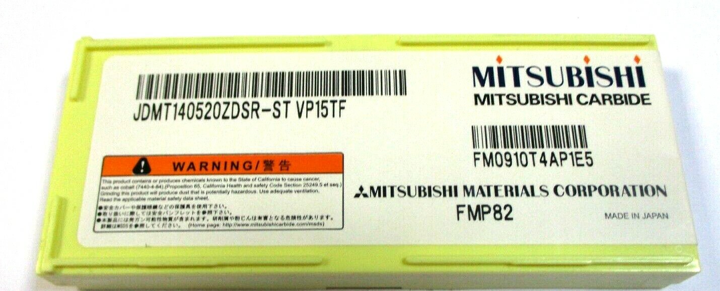 10 MITSUBISHI Wendeplatten zum Fräsen JDMT 140520 ZDSR-ST VP15TF Neu ...