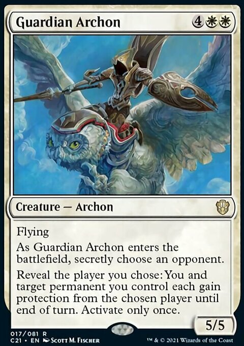 MTG Magic the Gathering Guardian Archon (17/445) Commander 2021 LP | eBay