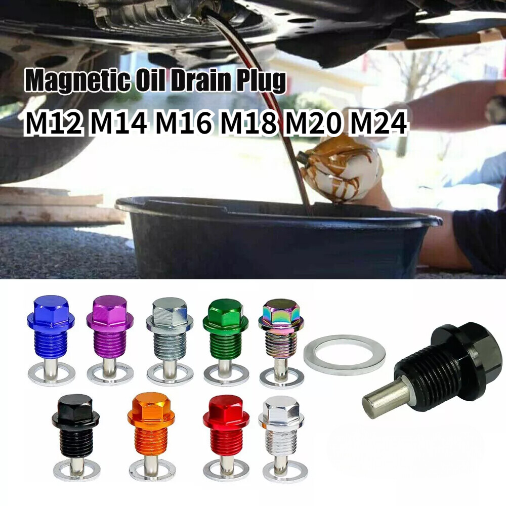 Magnetic Engine Oil Pan Sump Drain Plug Nut Bolt M12 M14 M16 M18 M20 ...