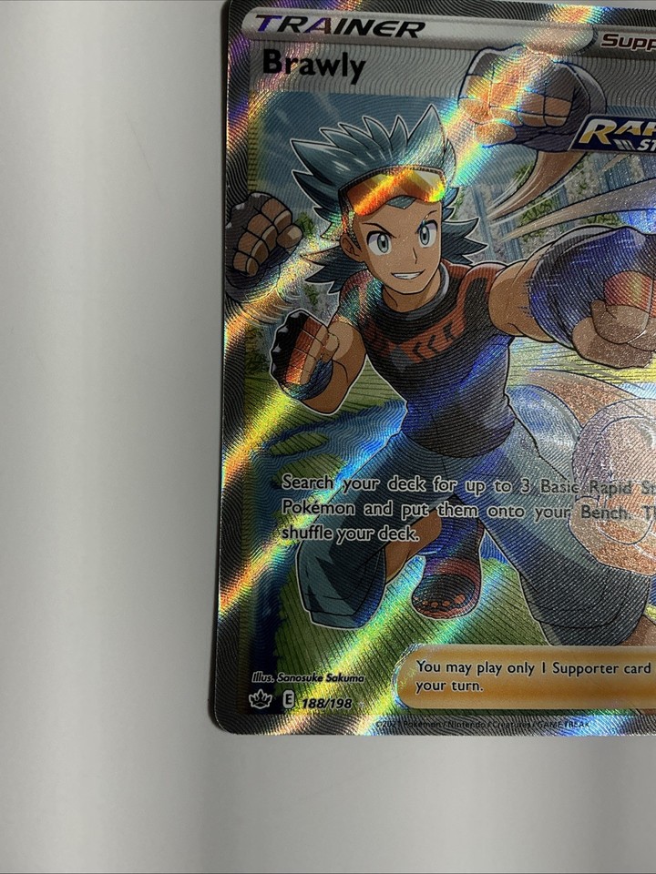 Brawly (Full Art) 188/198 Swsh06: Sword & Shield - Chilling Reign Holo ...