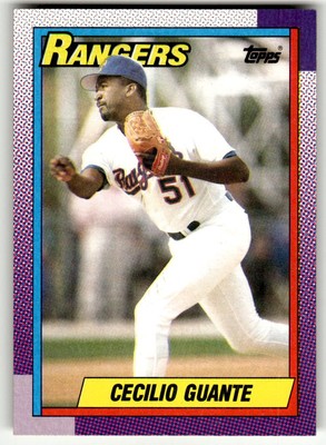 1990 Topps #532 Cecilio Guante Texas Rangers Baseball | eBay UK