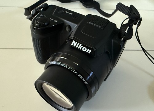 Nikon Coolpix L105 12.1 MP Digital Camera Black. Tested / Clean | eBay