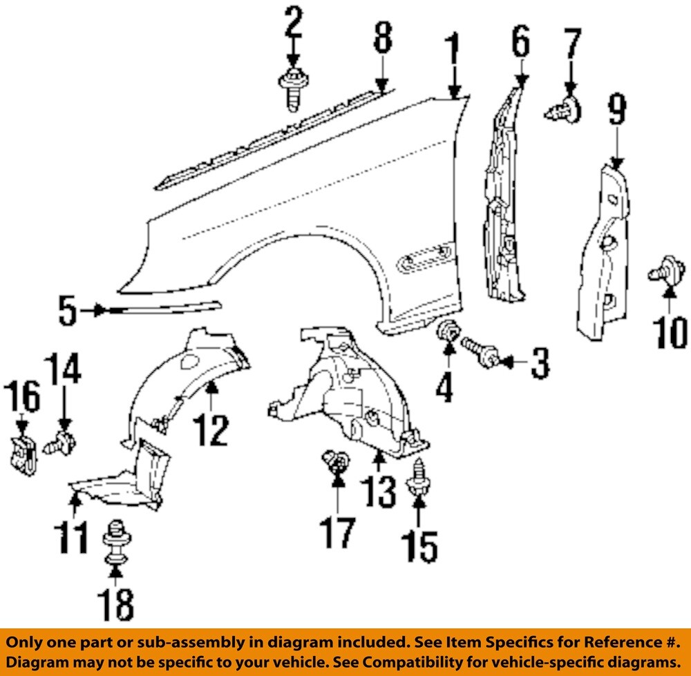 MERCEDES OEM 01-23 A220 Bumper Components-Bumper Cover Lock Nut ...