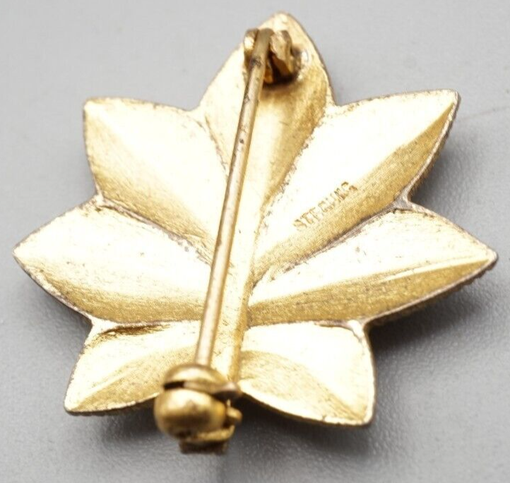 Pre-WWII 1930s Sterling Army Major Rank Shoulder Insignia Pin | eBay