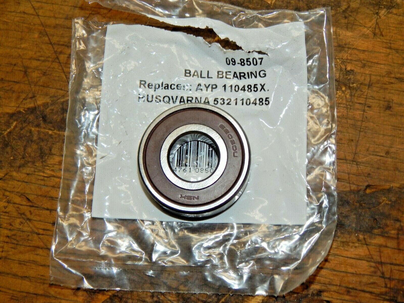 BALL BEARING, REPL AYP 110485X,JOHN DEERE GX20818, TORO 100-1048,112 ...