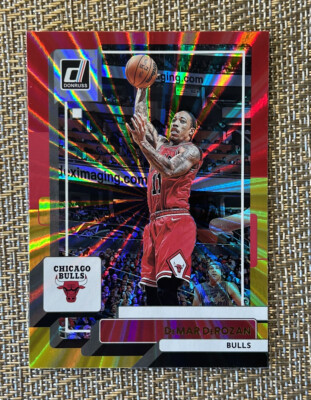 2022-2023 Don Russ Demar Derozan Red&Gold Laser SP | eBay