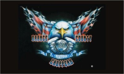Orange County Choppers Eagle Biker 3x5 Ft Flag Motorcycle Garage Wall ...