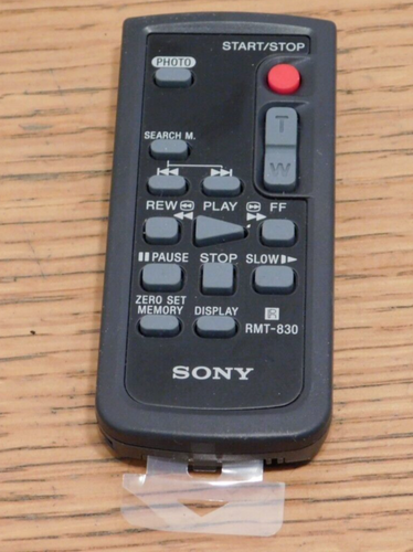 NEUF SONY RMT-830 télécommande COMMANDE Remote control CAMESCOPE camera DV DCR | eBay