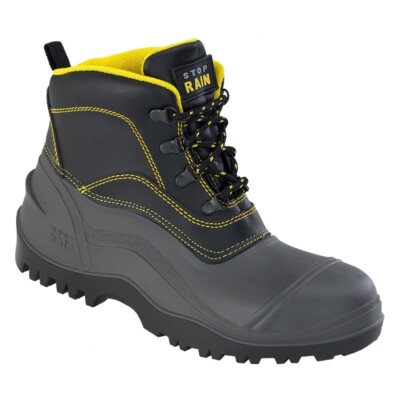 Logica Scarpe Antinfortunistica Alta Stop Rain Nero Impermeabile Linea ...